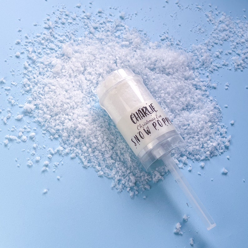 Magic Snow for Christmas Eve Snow Poppers Children - Etsy