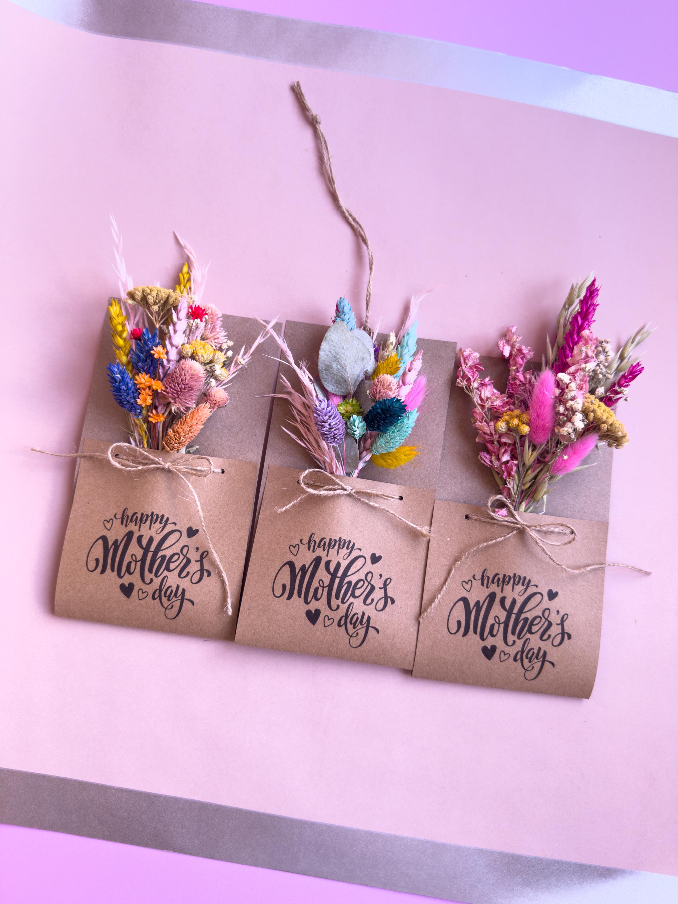 Mother's Day Small Bouquet & Craft Paper Envelope - Etsy