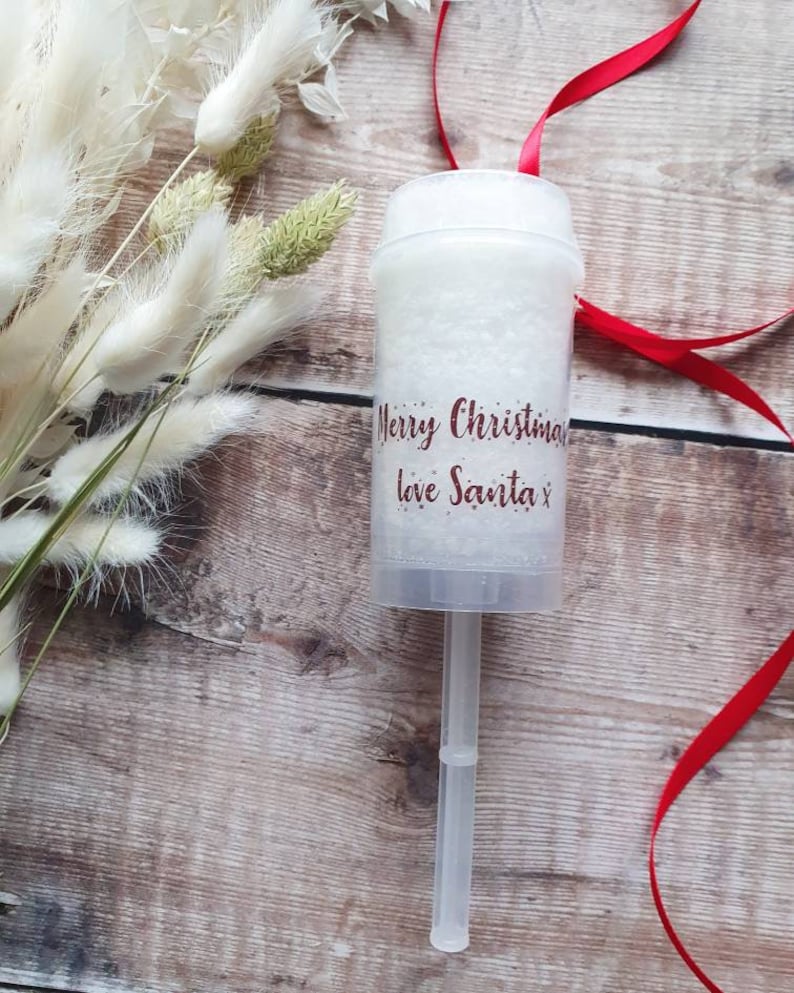 Magic Snow for Christmas Eve Santa Message Snow Poppers - Etsy UK