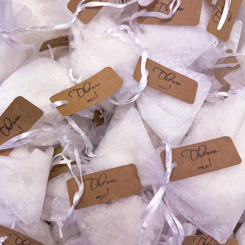 Snow Confetti Bag - Etsy