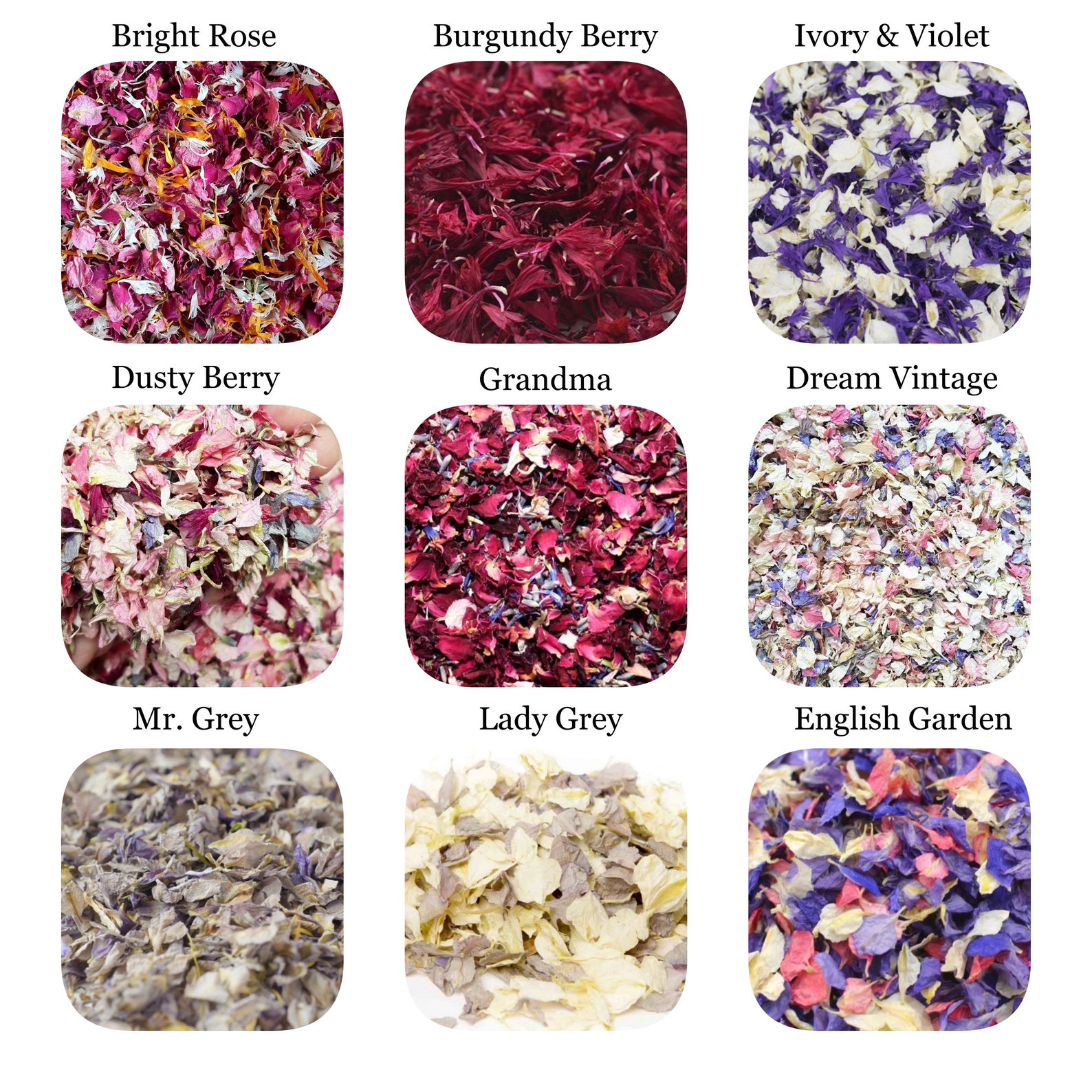 Biodegradable Flower Petal Confetti in Organza Bags - Etsy