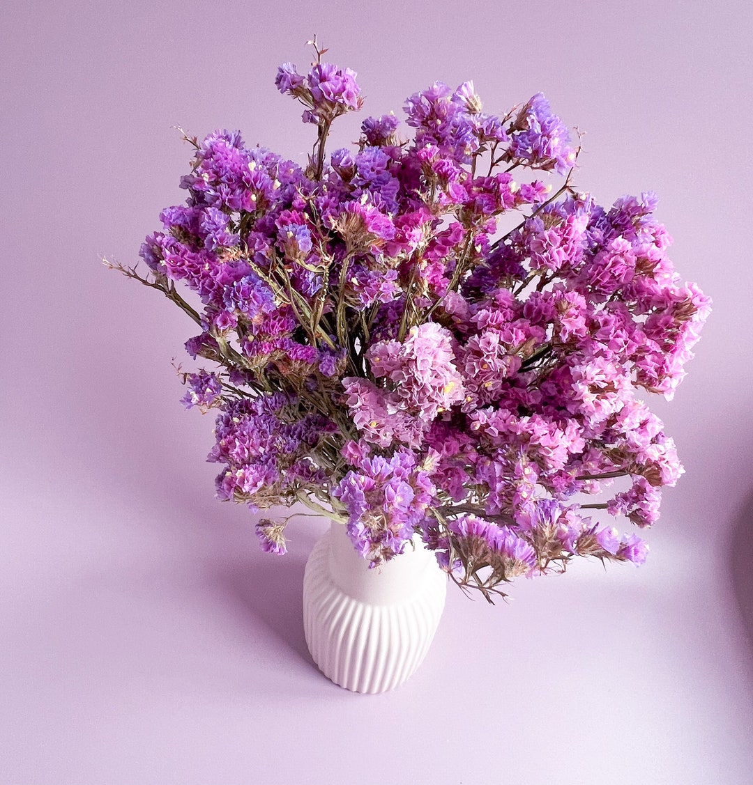 Purple Statice Dried Flower Bunch - Natural Purple Dried Flower Bunch ...