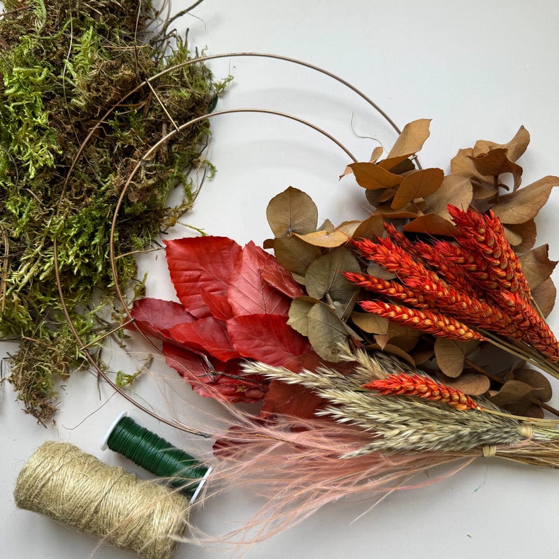 Autumn Wreath Kit - Etsy
