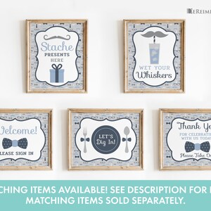 Name That Mustache Baby Shower Game Name That Stache Game - Etsy