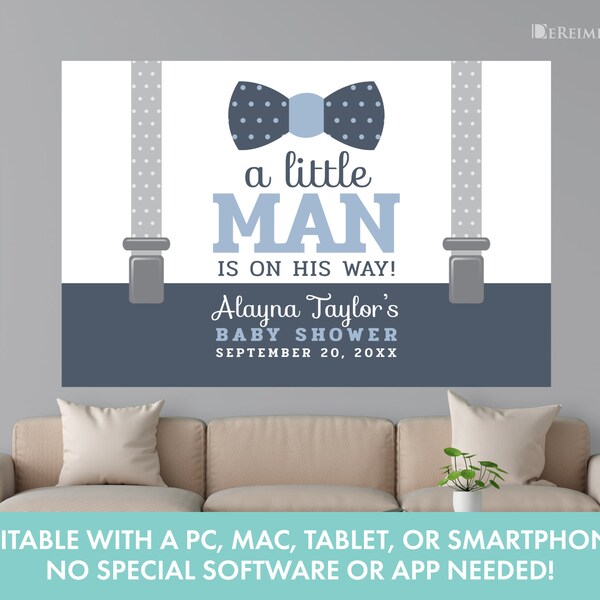 Little Man Backdrop - Etsy