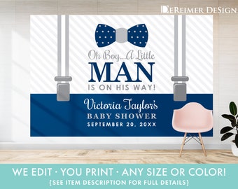 Little Man Backdrop | Etsy