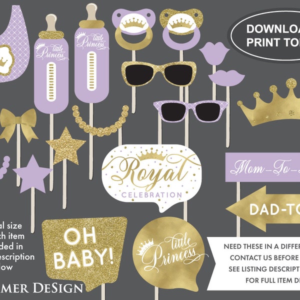 Purple Photo Booth Props - Etsy