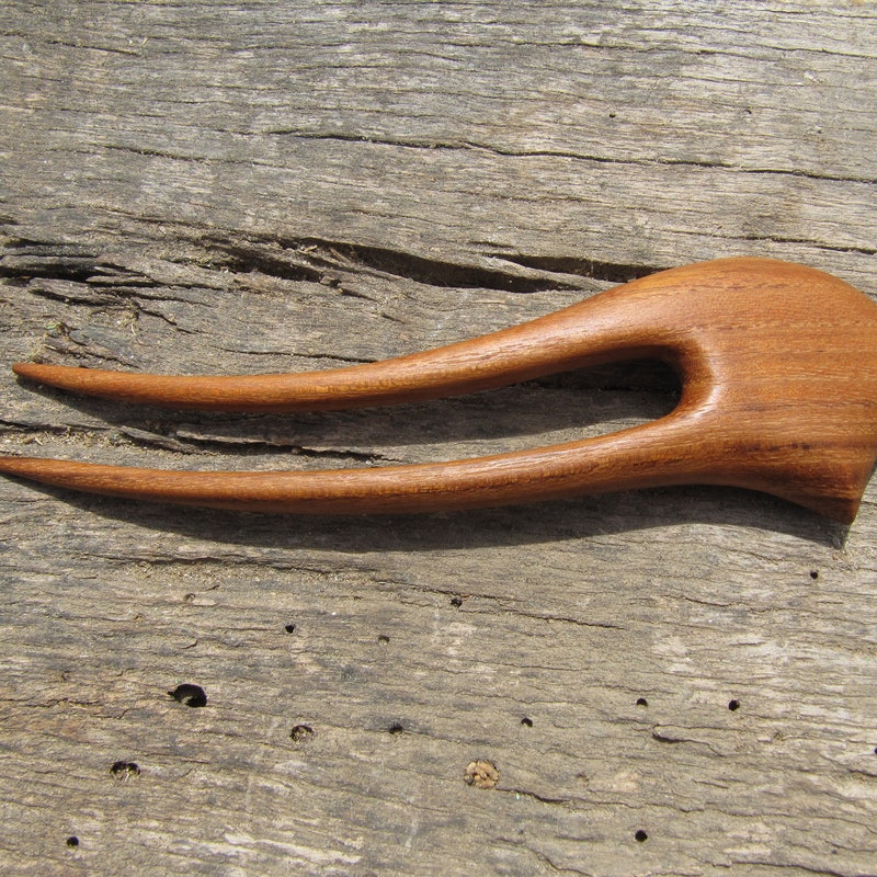 Wooden Hair Pin - Etsy