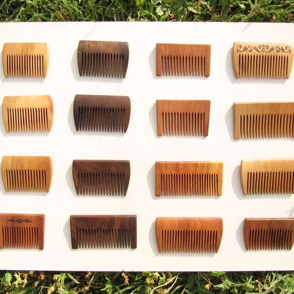 Wooden Beard Comb - Etsy
