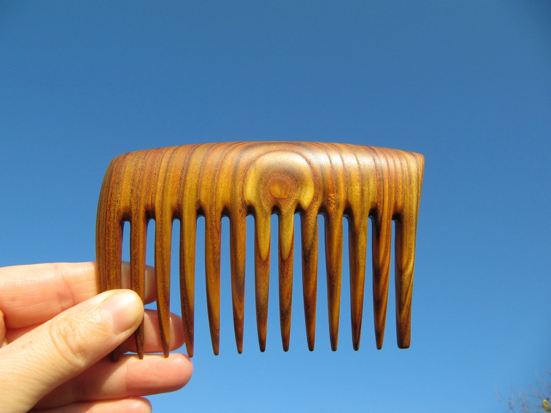 Wooden Hair Comb Exotic Rhus Typhina Hair Comb Women - Etsy