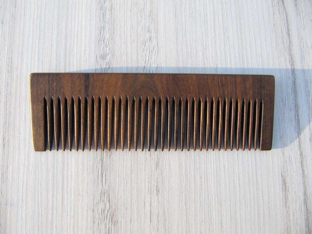 Wooden Comb, Hair Comb, Mini Hair Comb, Kids, Walnut, Short Hair ...