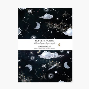 Set of 2 Notebooks, Moon, Cosmos, Stars, Journal, Diary, Notes ...