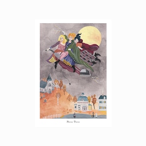 Art Print, Hocus Pocus, Movie Art Print, Halloween, Fine Art, Artwork ...