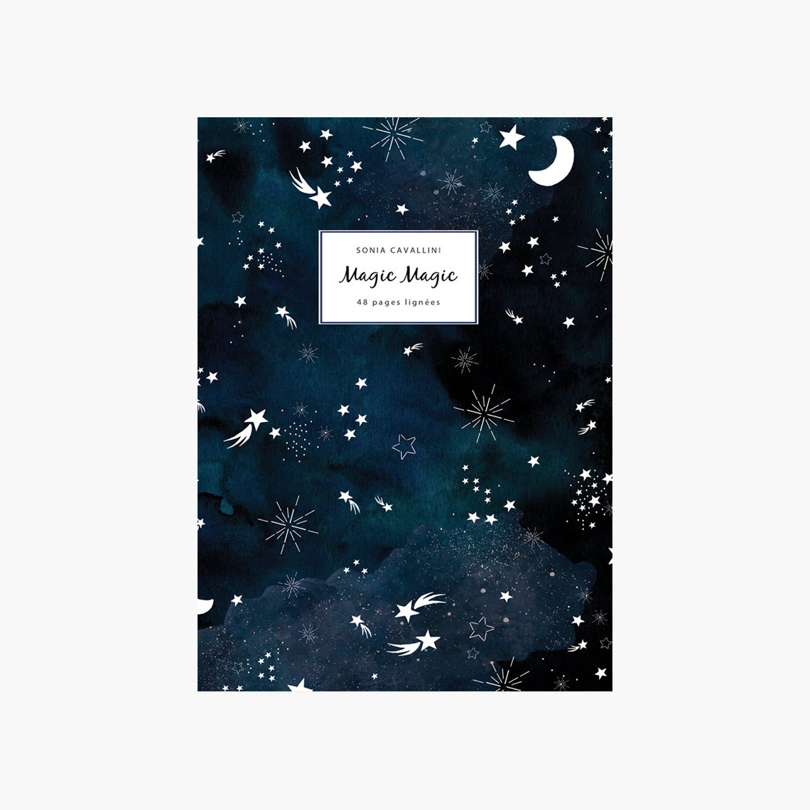 Notebook Journal Diary Gift Stars Moon Magic | Etsy