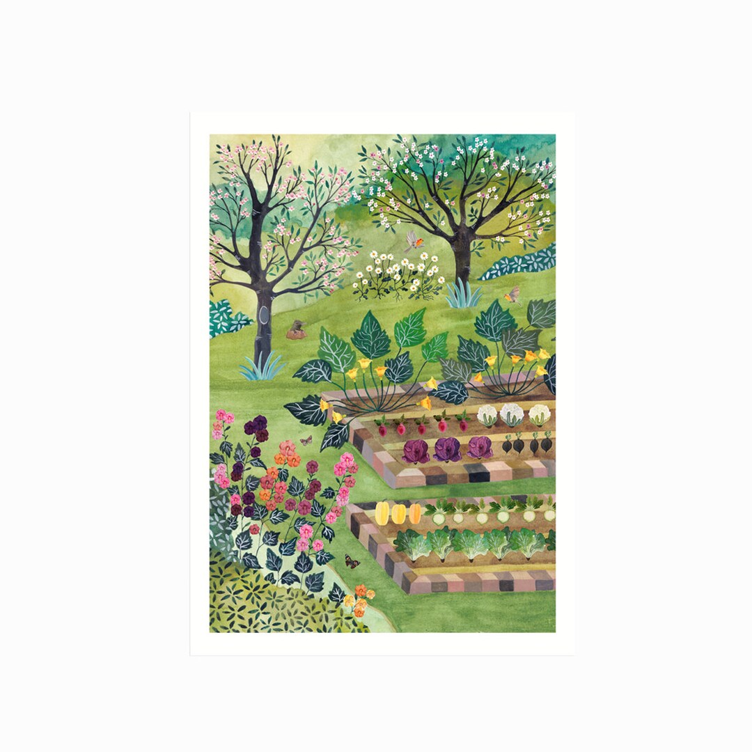 Art Print, Spring Drawing, Fine Art, Artwork, Home Decoration, Print ...