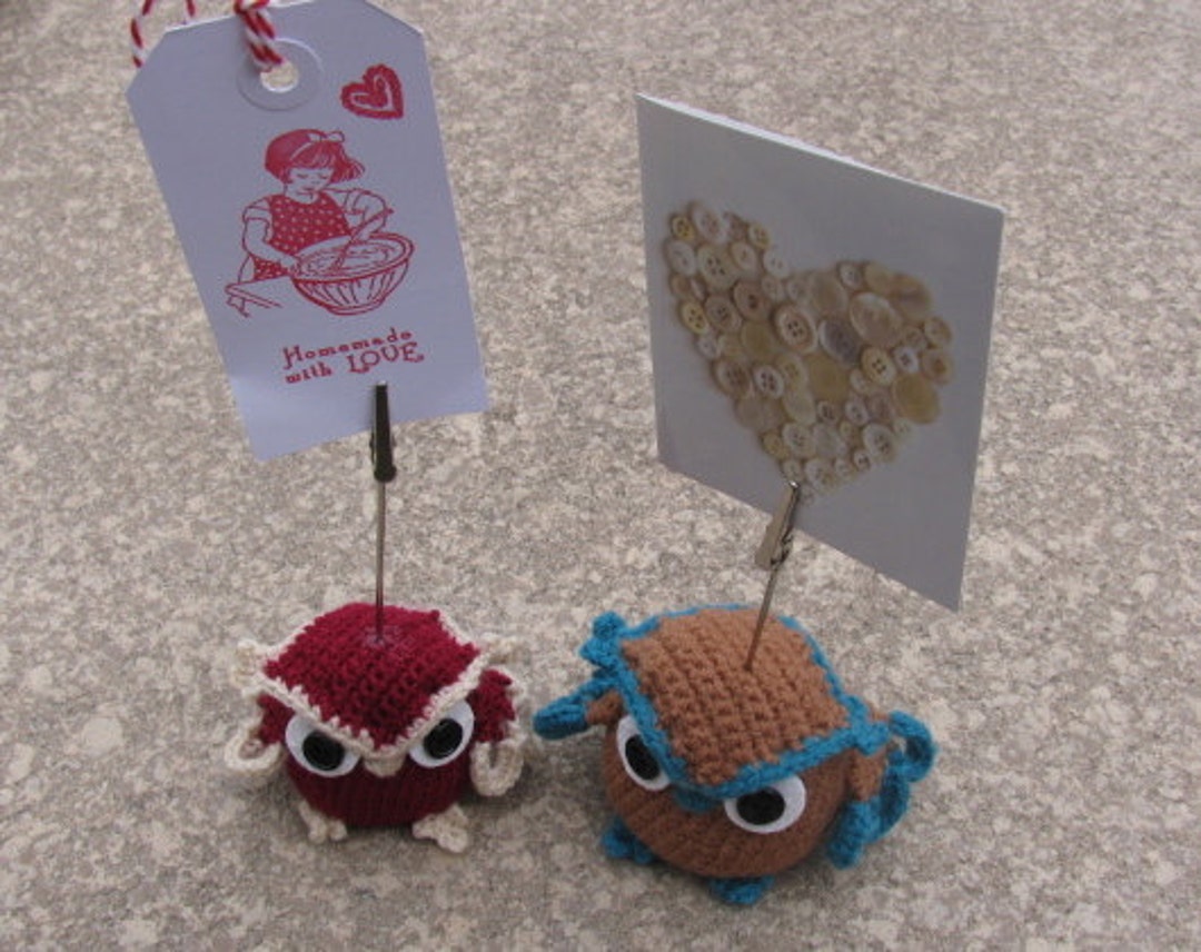 Owl Memo Holder Crochet Pattern - Etsy