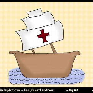 Christopher Columbus Digital Clip Art Commercial Use Graphic | Etsy