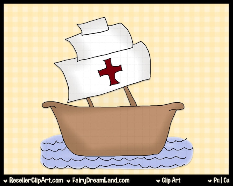 Christopher Columbus Digital Clip Art Commercial Use Graphic | Etsy
