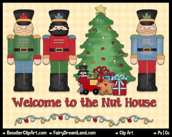 The Nuthouse Digital Clip Art Image graphique à usage - Etsy France
