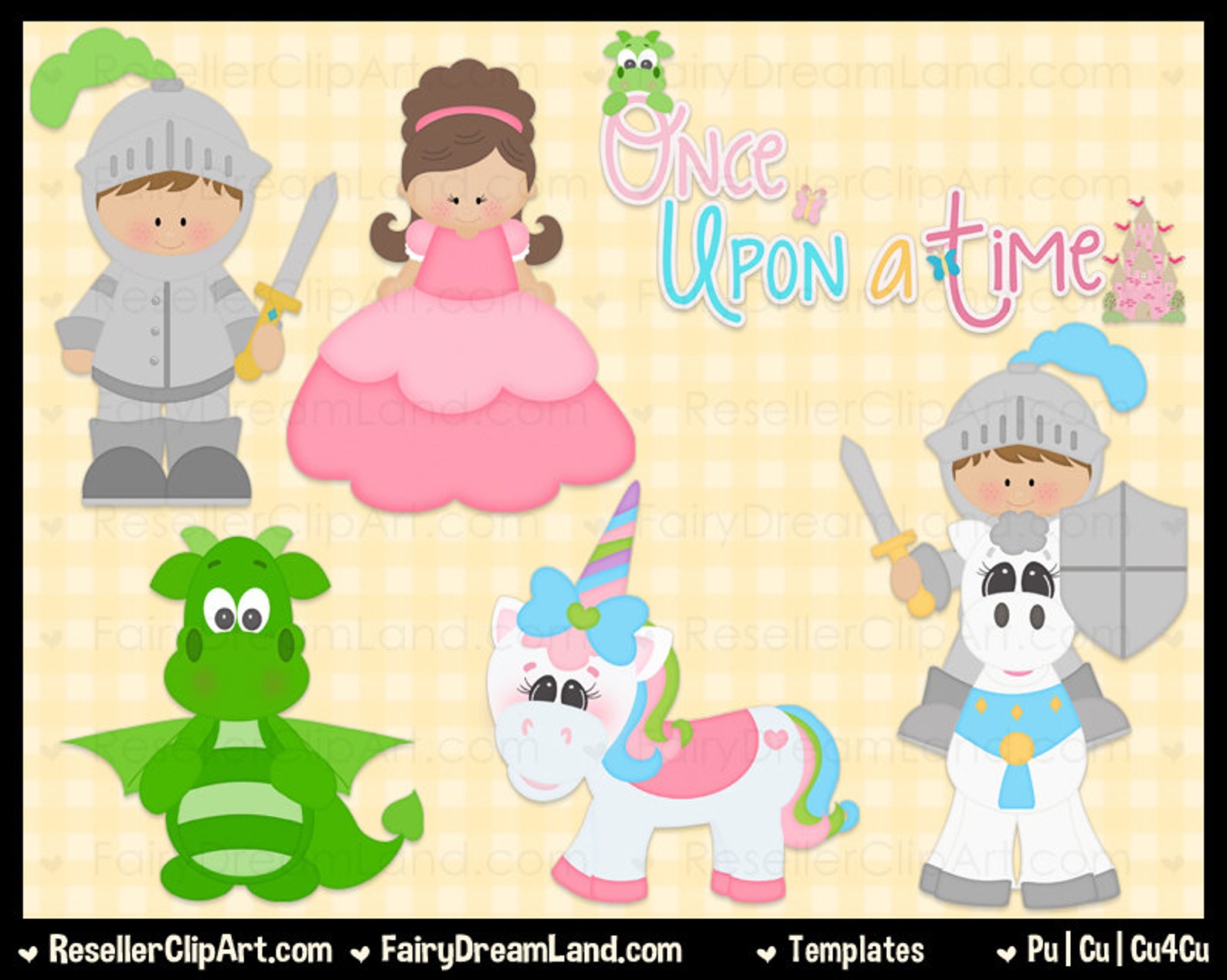 Princess Templates Knight Templates Layered Psd Commercial | Etsy