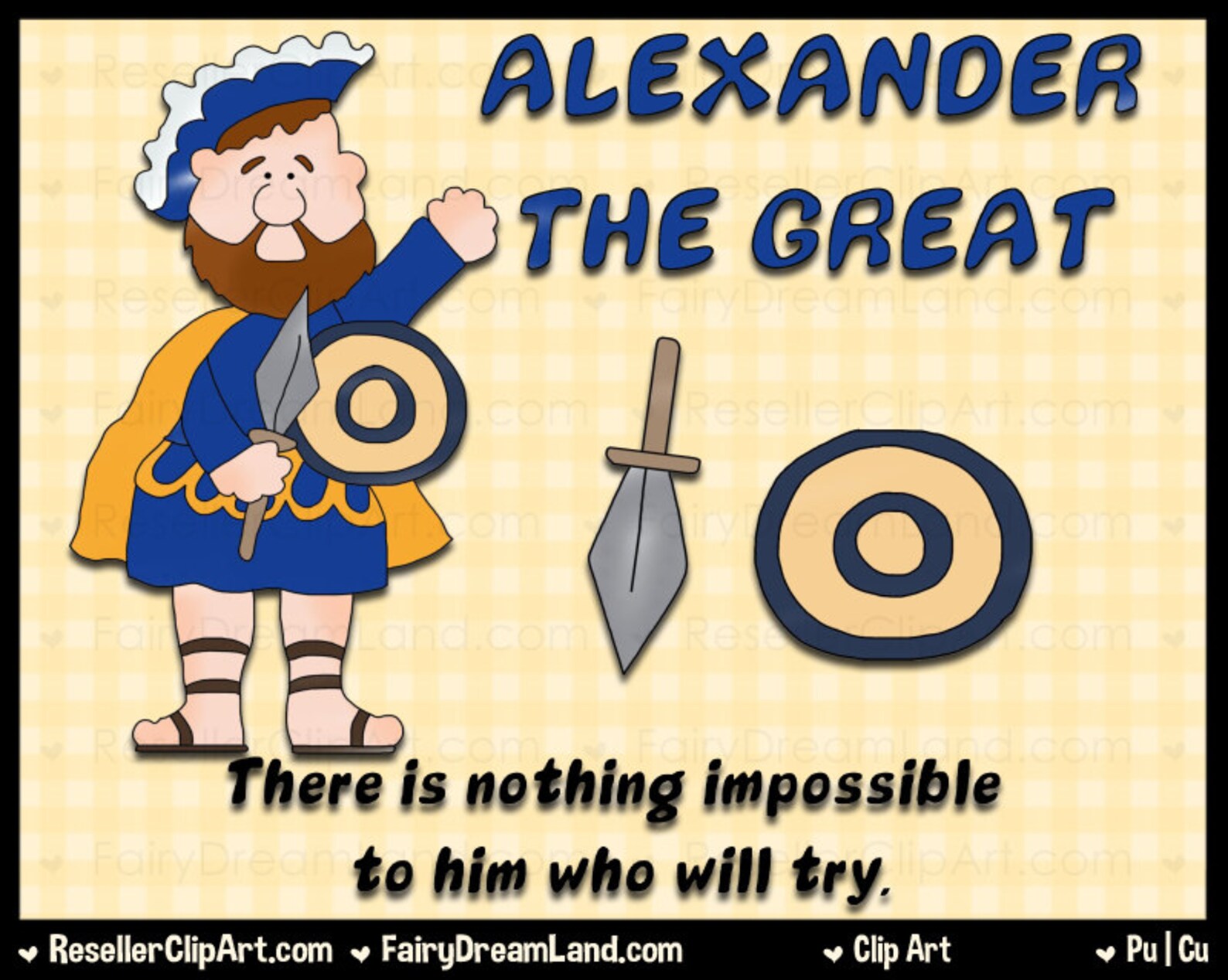 Alexander the Great Digital Clip Art Commercial Use Graphic - Etsy ...