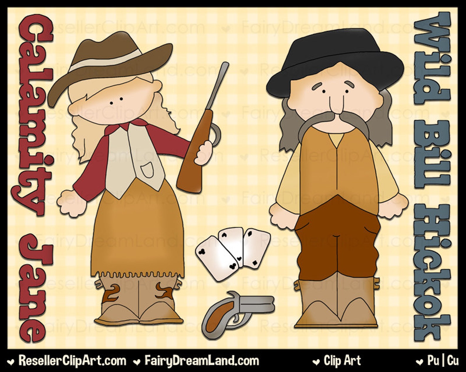 Calamity Jane Digital Clip Art Commercial Use Graphic Image | Etsy