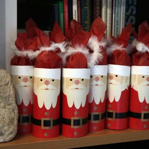 Cheerful Toilet Paper Roll Characters - Santas and Elves - PDF - Etsy