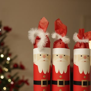 Cheerful Toilet Paper Roll Characters - Santas and Elves - PDF - Etsy