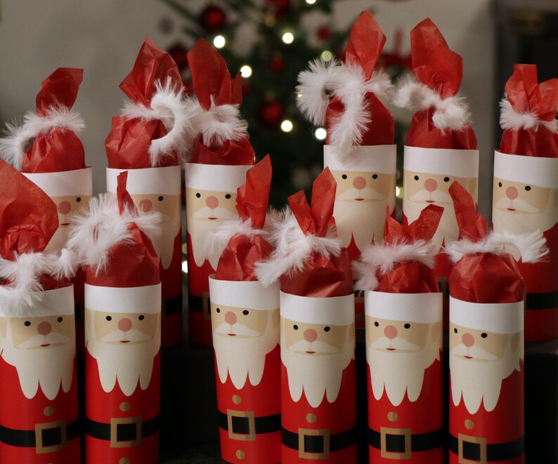 Cheerful Toilet Paper Roll Characters - Santas and Elves - PDF - Etsy