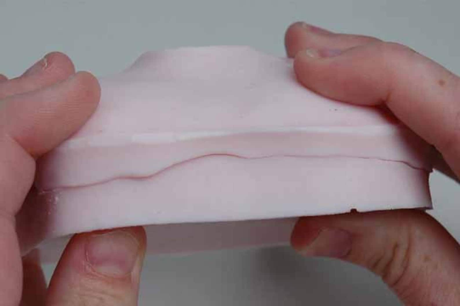 Moldf6 - 2 1/4" Hand Mold, Front and Back, by Maureen Carlson. Fits ...