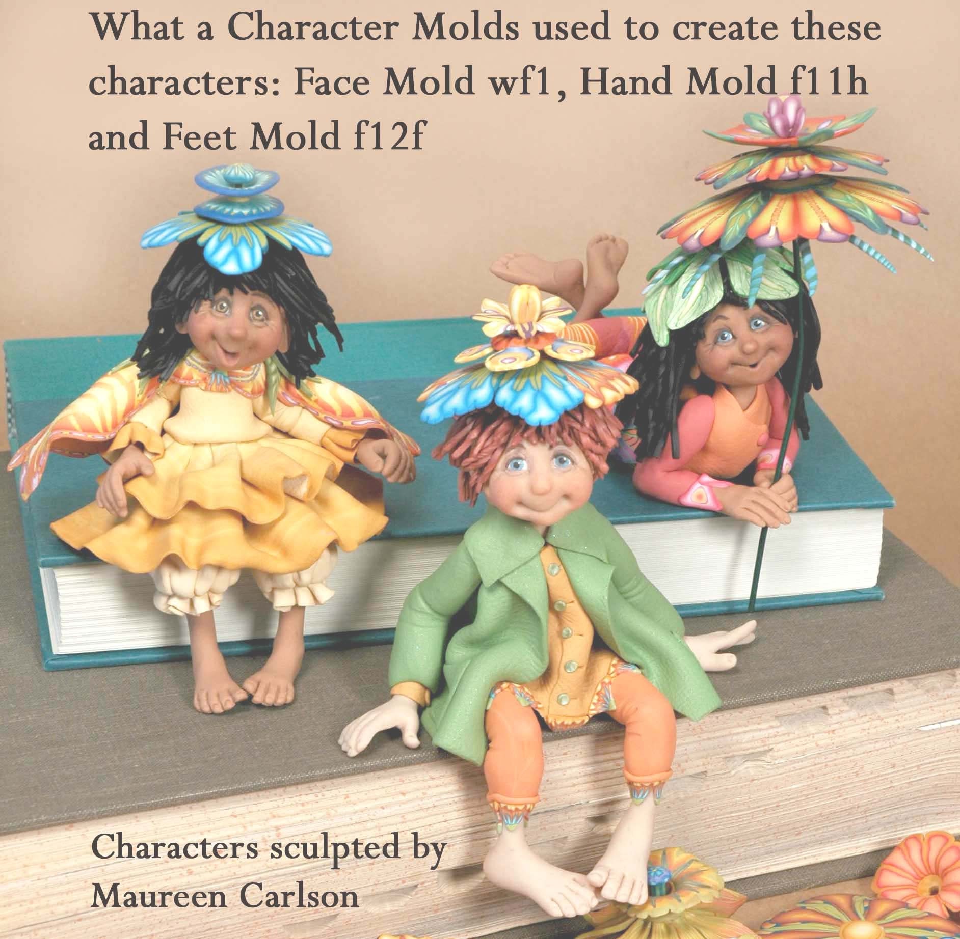 Moldf11h,moldf12f Package Deal, Hand Mold, Feet Mold by Maureen Carlson ...