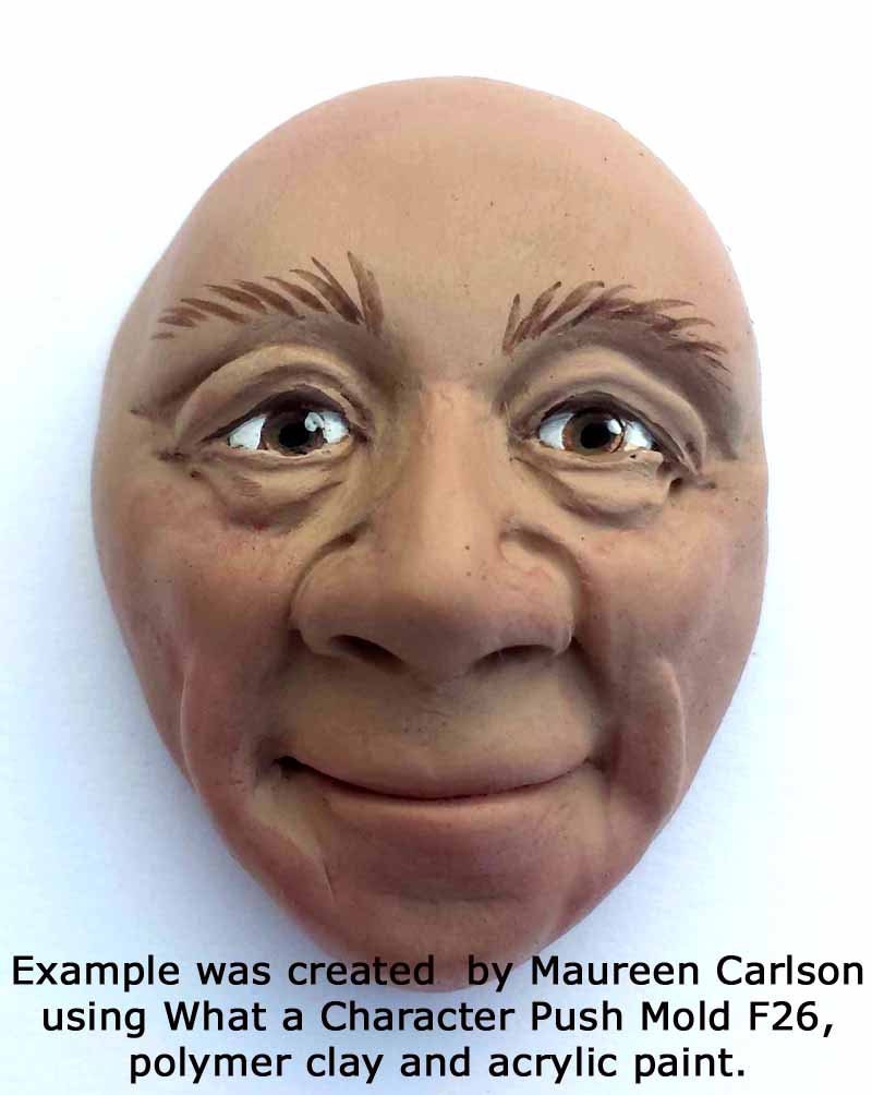 Moldf26- 2 Inch (5 Cm) Male Face Mold, Weathered - Etsy