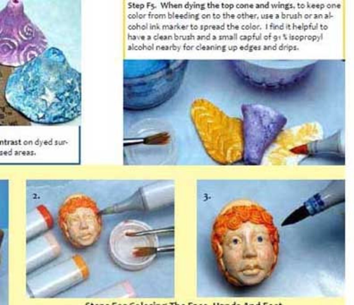 A Tutorial and Pattern for "beads on a String" , a Polymer Clay Dangle ...