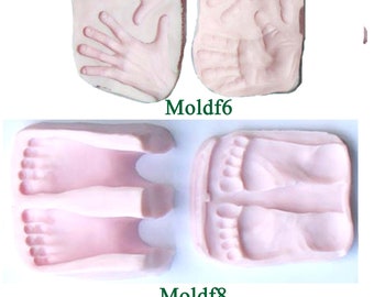 Moldf9moldf10 Package Deal Hand Mold Foot Mold by Maureen | Etsy