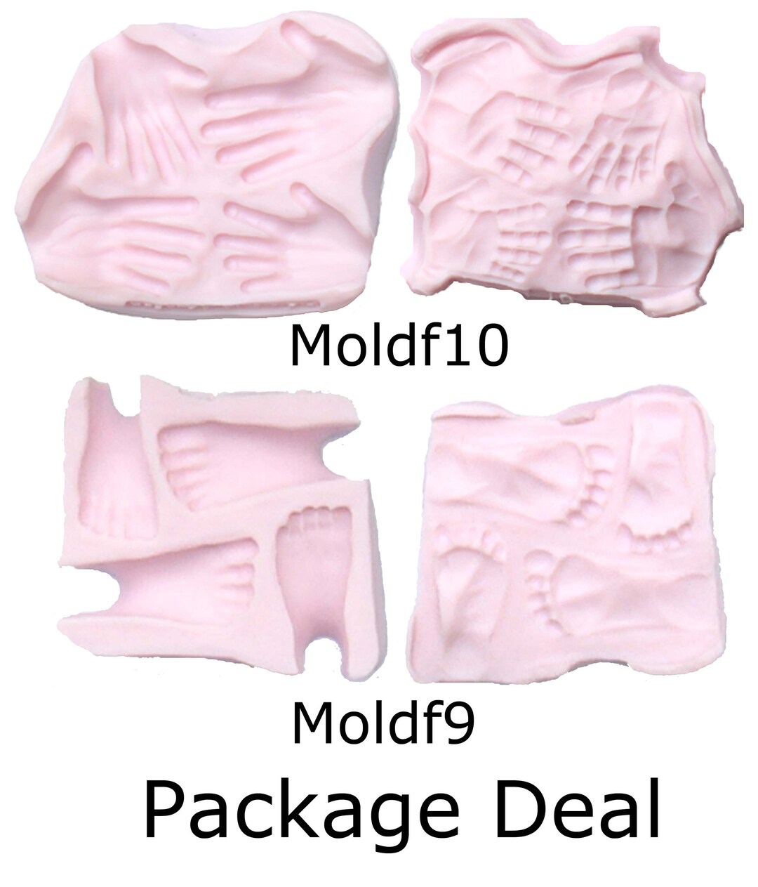 Moldf9,moldf10 Package Deal, Hand Mold, Foot Mold by Maureen Carlson ...