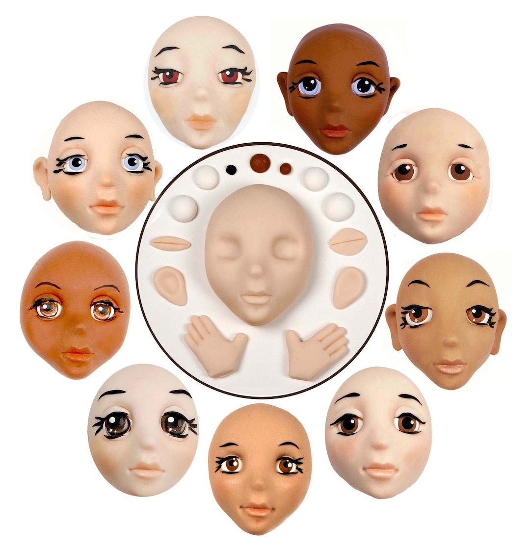 Moldf27, 1 3/4-inch Eye-maker Face Mold ( 4.4 Cm ) by Maureen Carlson ...