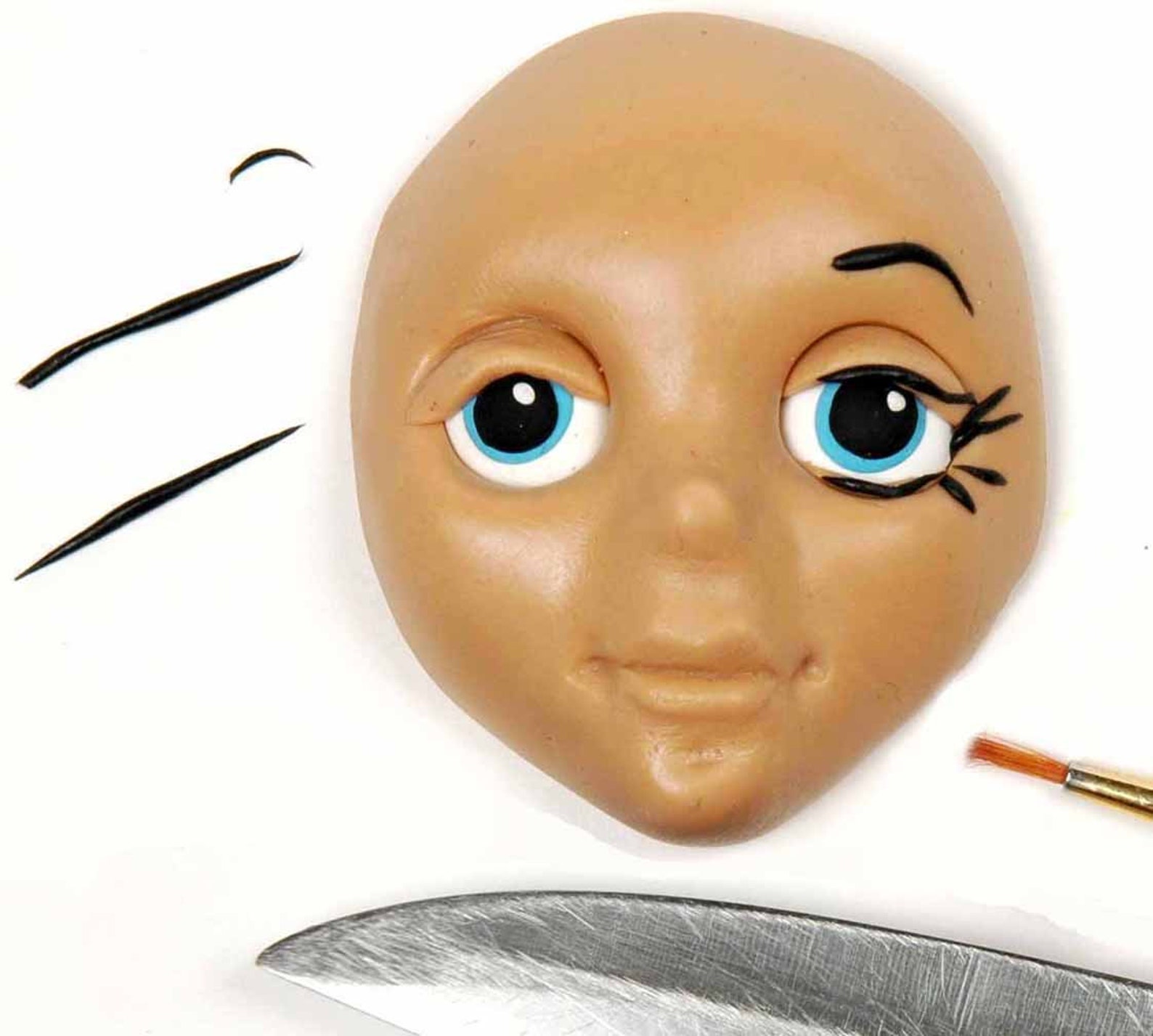 Moldf27 1 3/4-inch Eye-maker Face Mold 4.4 Cm by Maureen - Etsy