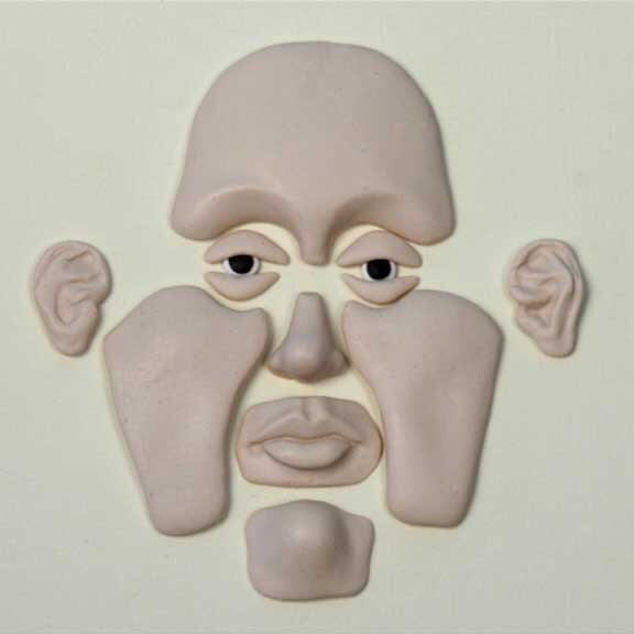 PF3 - 1 3/4" to 2 1/4", Puzzle Face Mold With Full Lips and Feminine ...
