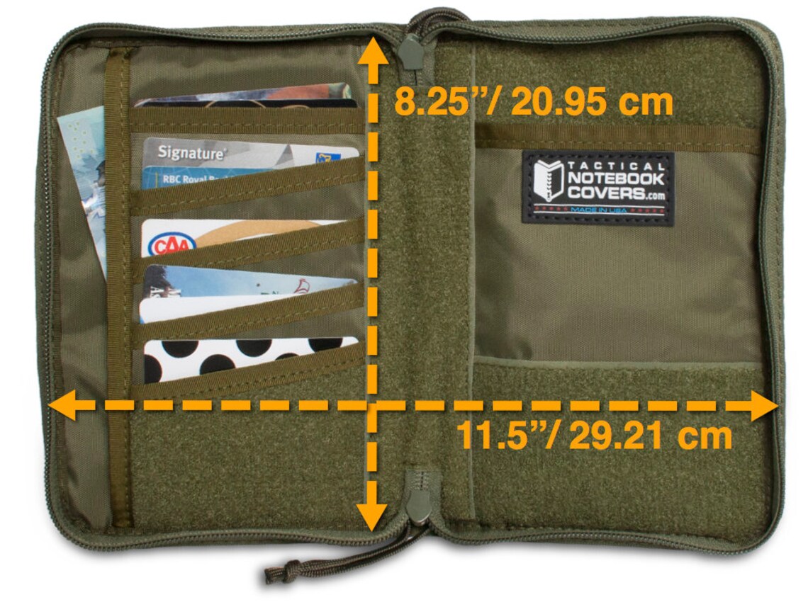 Tactical Wallet/Military Notebook Cover/Fits 4x6 | Etsy