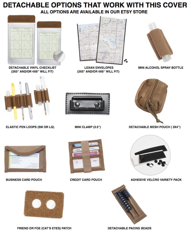 Tactical Wallet/military Notebook Cover/fits 4x6 - Etsy