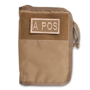 Tactical Wallet/military Notebook Cover/fits 4x6" Notepad/customize ...