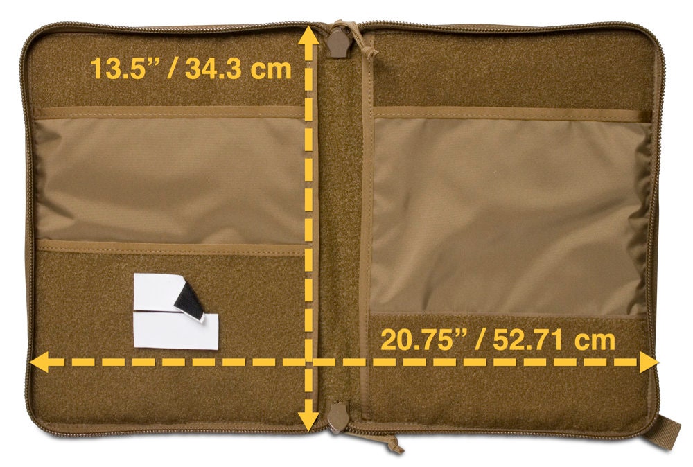 Tactical Admin Notebook Cover System WITH Map Case/customize With Add ...