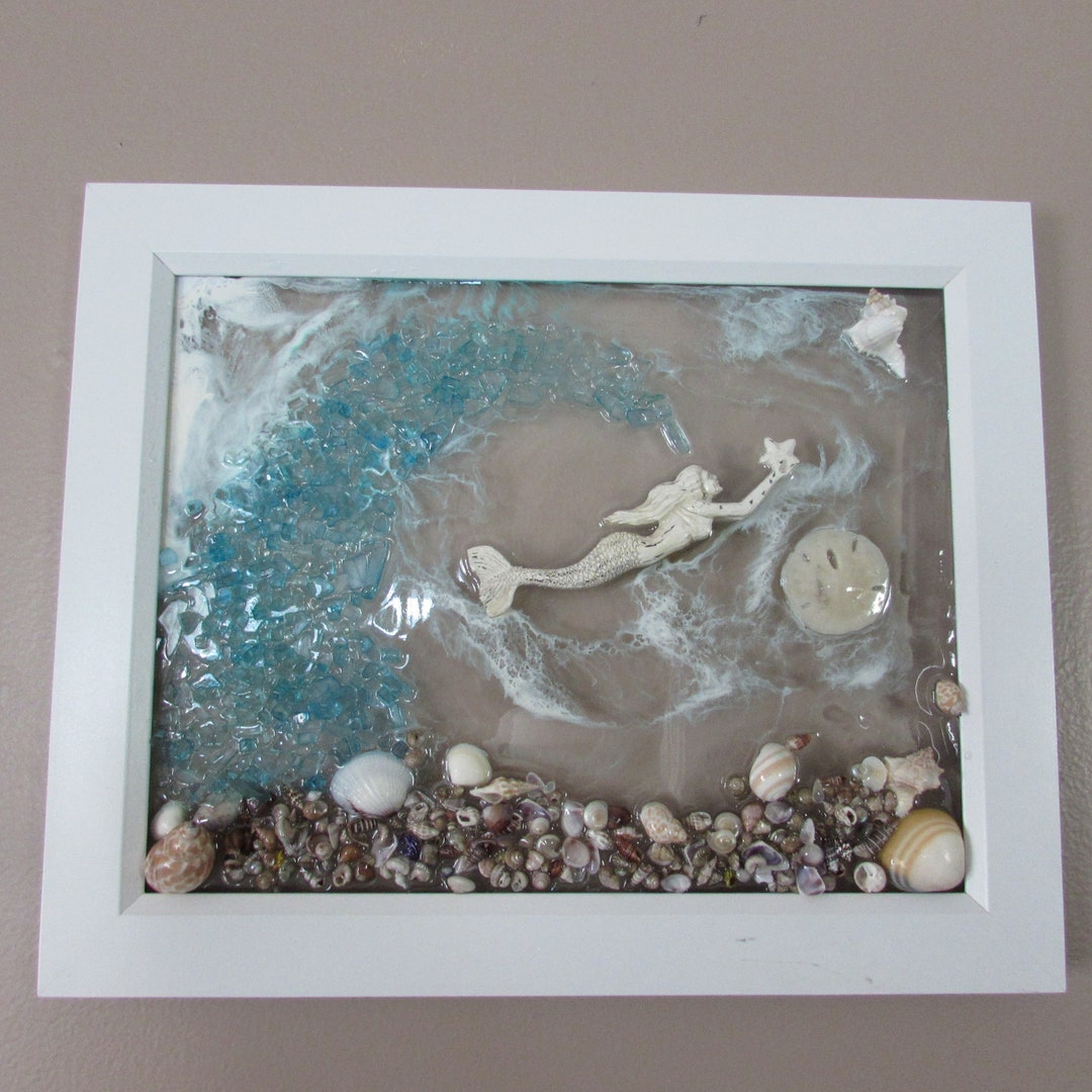 Mermaid Resin Art - Etsy