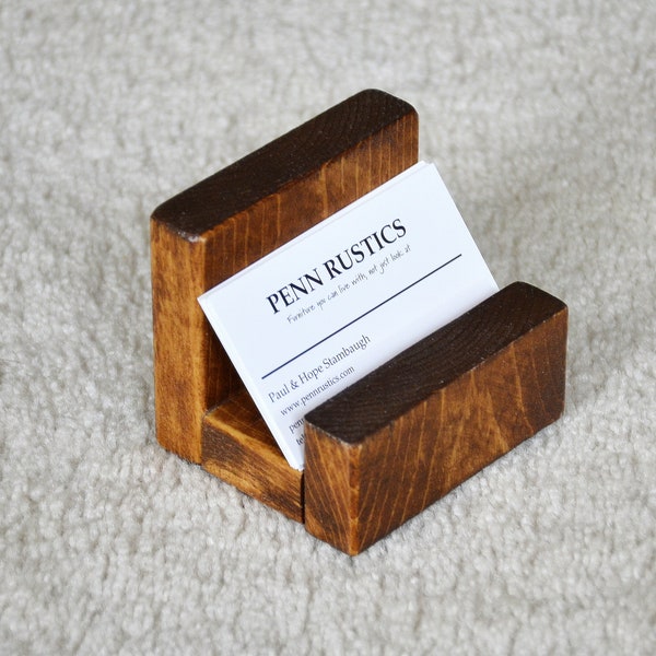 Wood Card Holders - Etsy