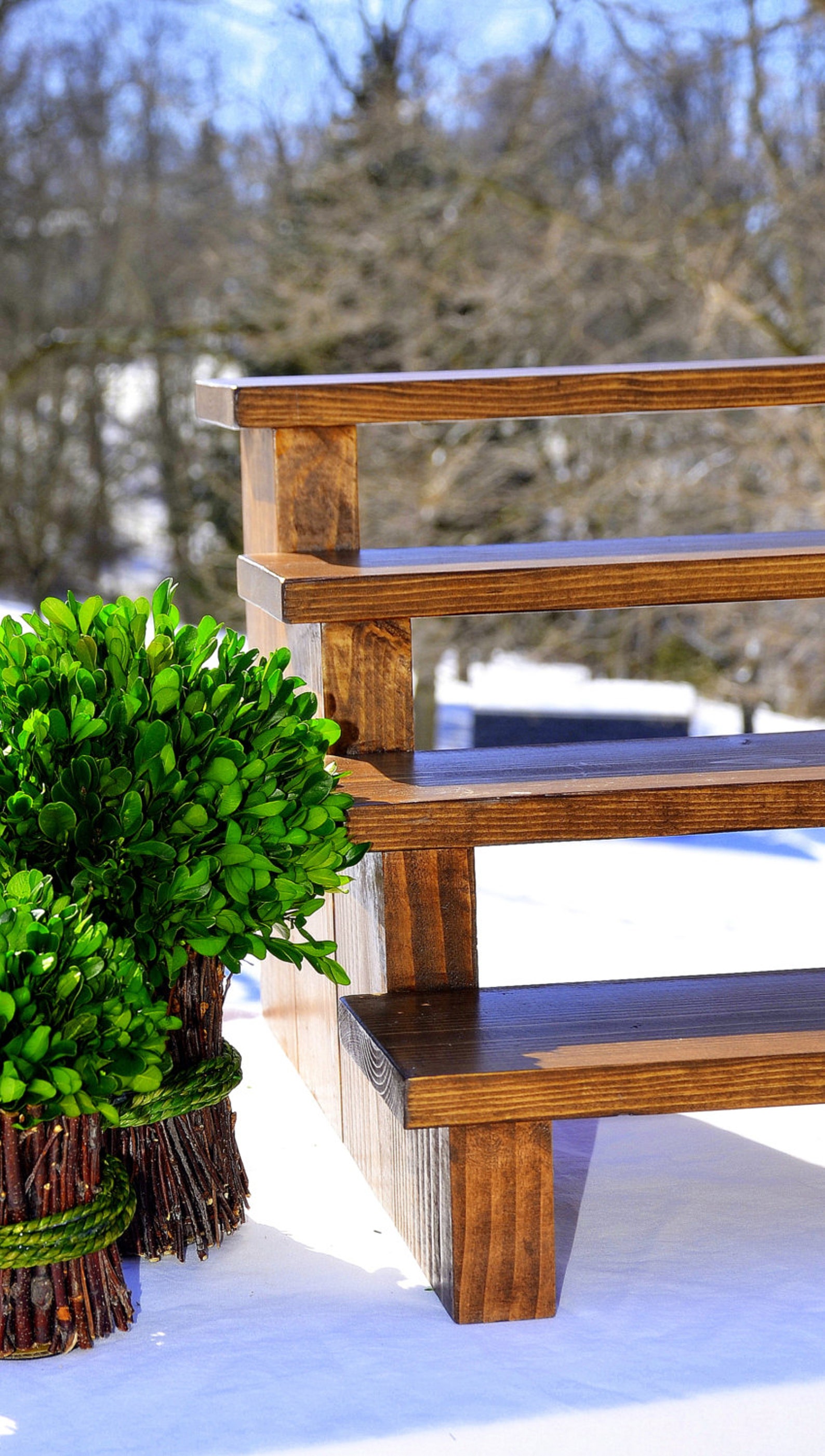 Cupcake Stand 4 Tiered Rustic Wooden Display Stand | Etsy