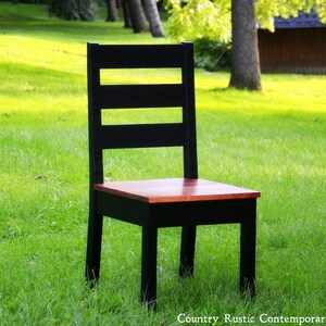 Rustic Solid Wood Farmhouse Office Desk Dining Room Chairs - Etsy