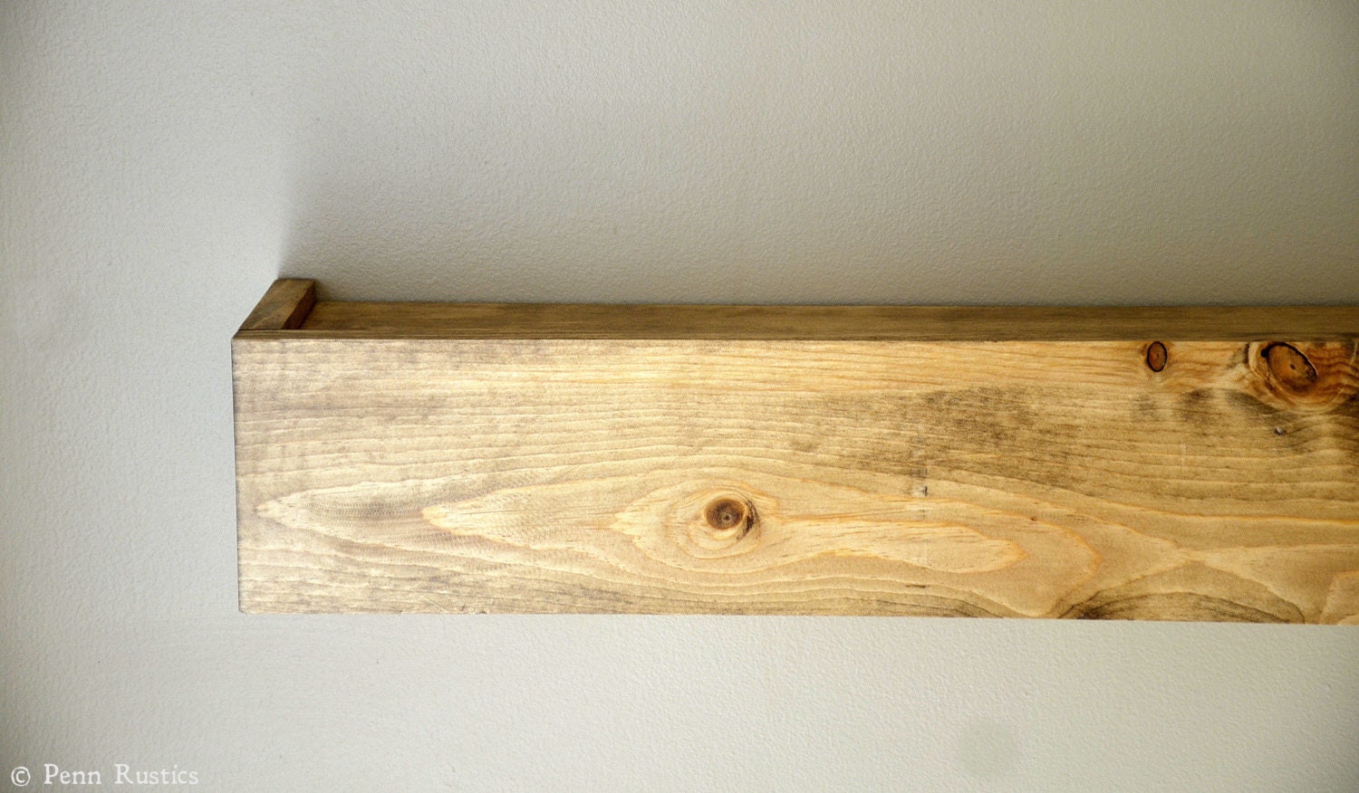 Mantle Floating Shelf Beam Rustic Farmhouse Decor Solid Wood | Etsy