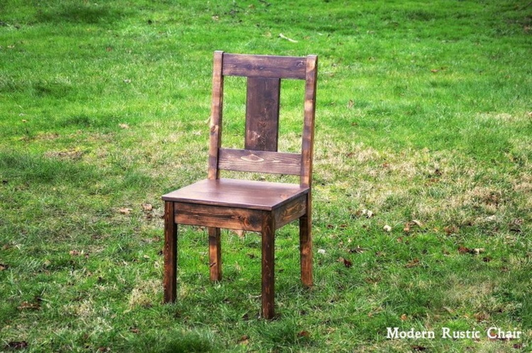 Rustic Solid Wood Farmhouse Office Desk Dining Room Chairs - Etsy