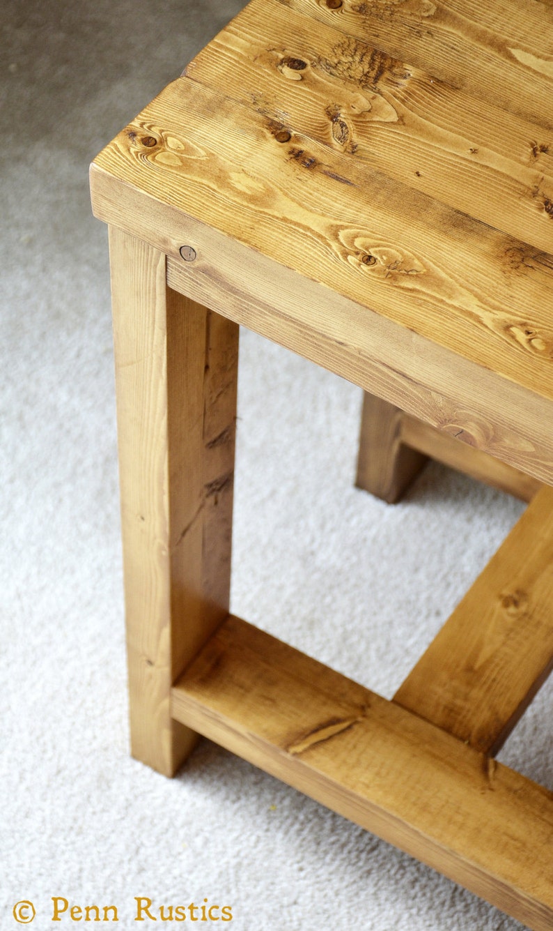 Kitchen Island Bar Stool Rustic Solid Wood Plant Stand Bed - Etsy