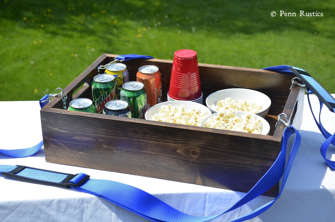 Hawker Vending Concession Stadium Box Wood Usherette Server Serving ...